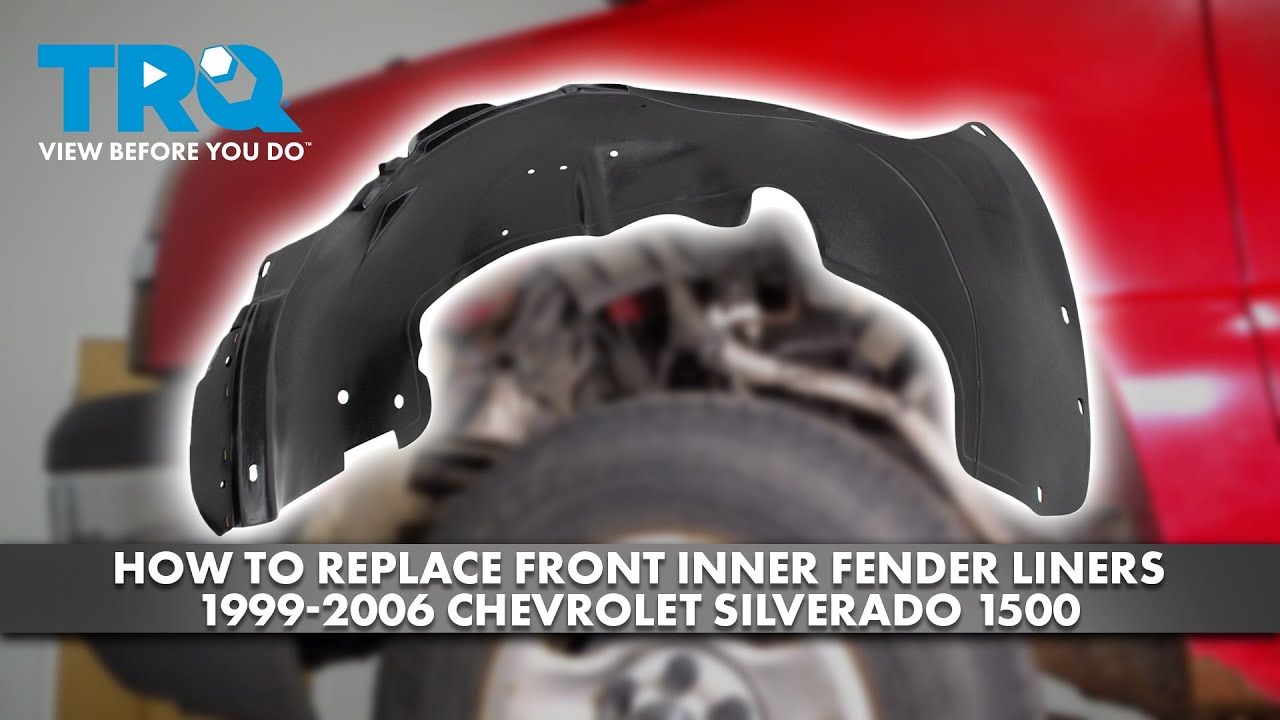 How to Replace Front Inner Fender Liners 1999-2006 Chevrolet Silverado ...
