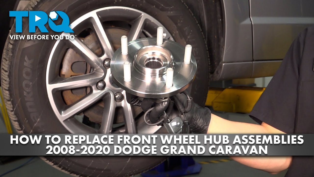 How to Replace Front Wheel Bearing Hub Assemblies 2008-2020 Dodge Grand ...