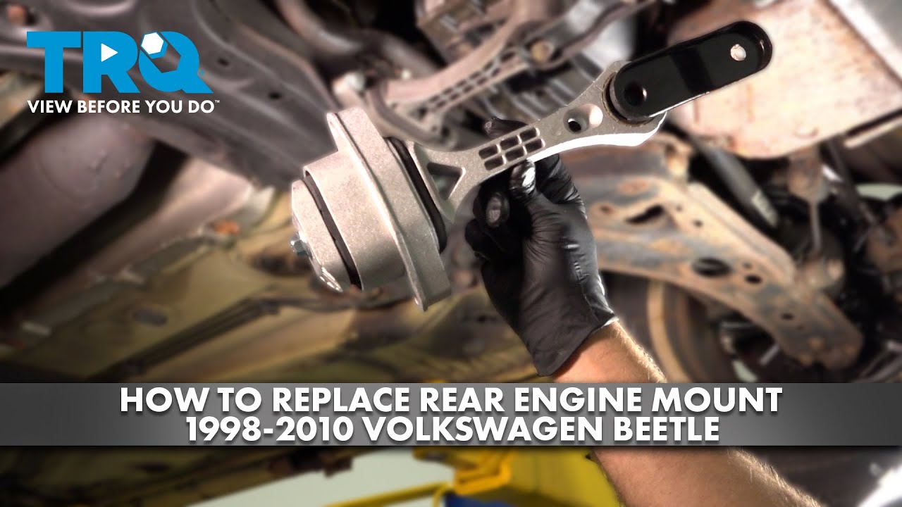 How to Replace Rear Engine Mount 1998-2010 Volkswagen Beetle | 1A Auto