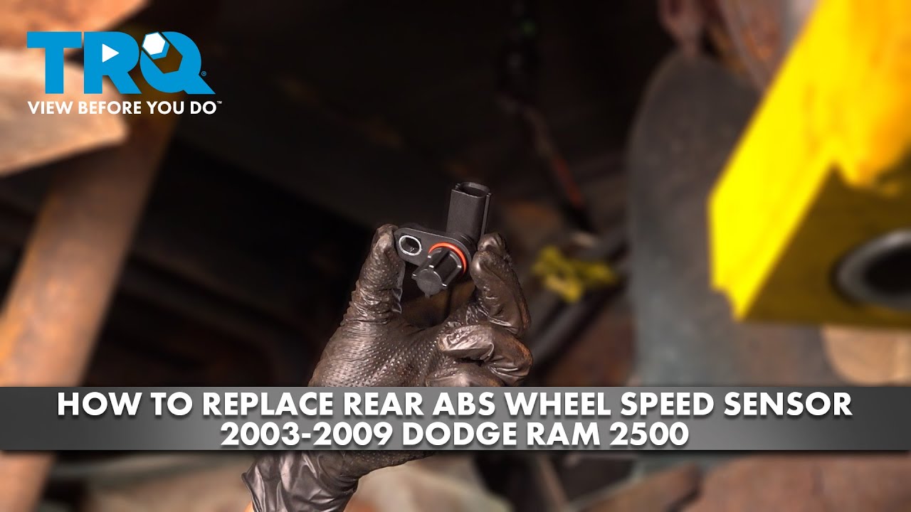 How to Replace Rear ABS Wheel Speed Sensor 2003-2009 Dodge RAM 2500 | 1A Auto