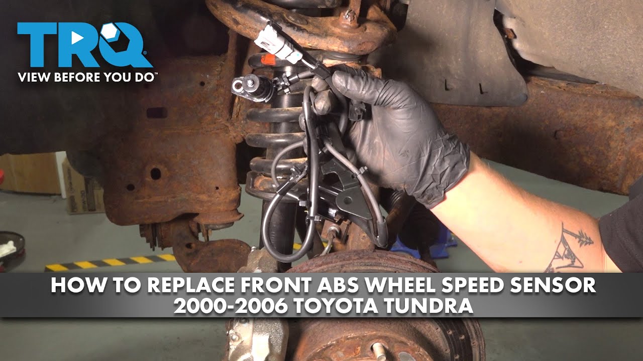 How to Replace Front ABS Wheel Speed Sensor 2000-2006 Toyota Tundra ...