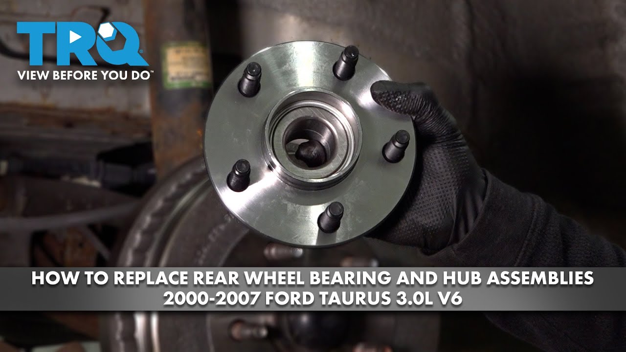 How to Replace Rear Wheel Bearing Hub Assemblies 2000-2007 Ford Taurus 30L V6 | 1A Auto