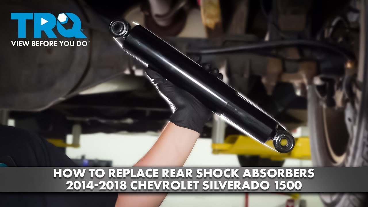 How to Replace Rear Shock Absorbers 2014-2018 Chevrolet Silverado 1500 | 1A Auto