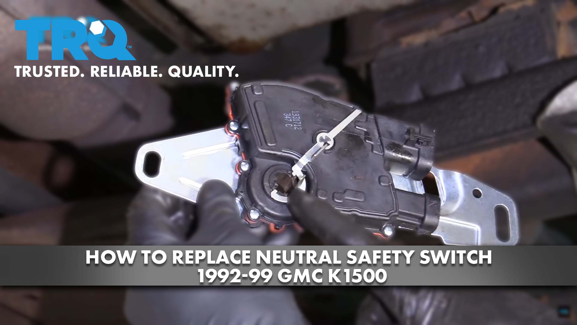 How To Replace Neutral Safety Switch 1992 99 GMC K1500 1A Auto