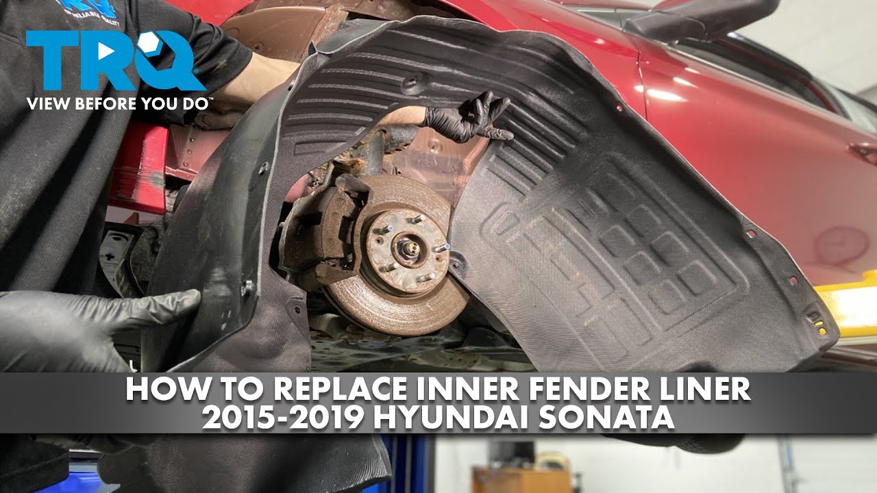How to Replace Inner Fender Liner 2015-2019 Hyundai Sonata | 1A Auto