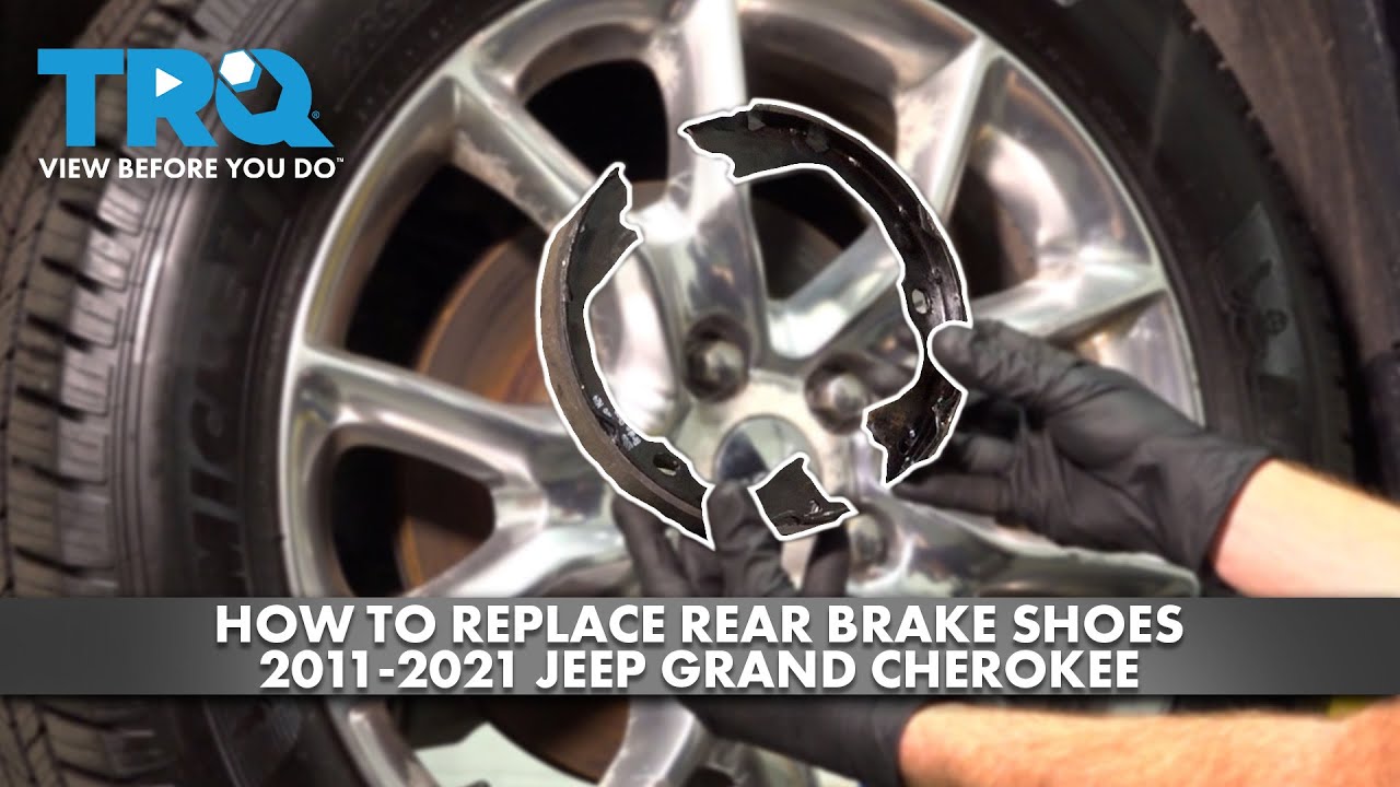How to Replace Rear Parking Brake Shoes 2011-2021 Jeep Grand Cherokee | 1A Auto