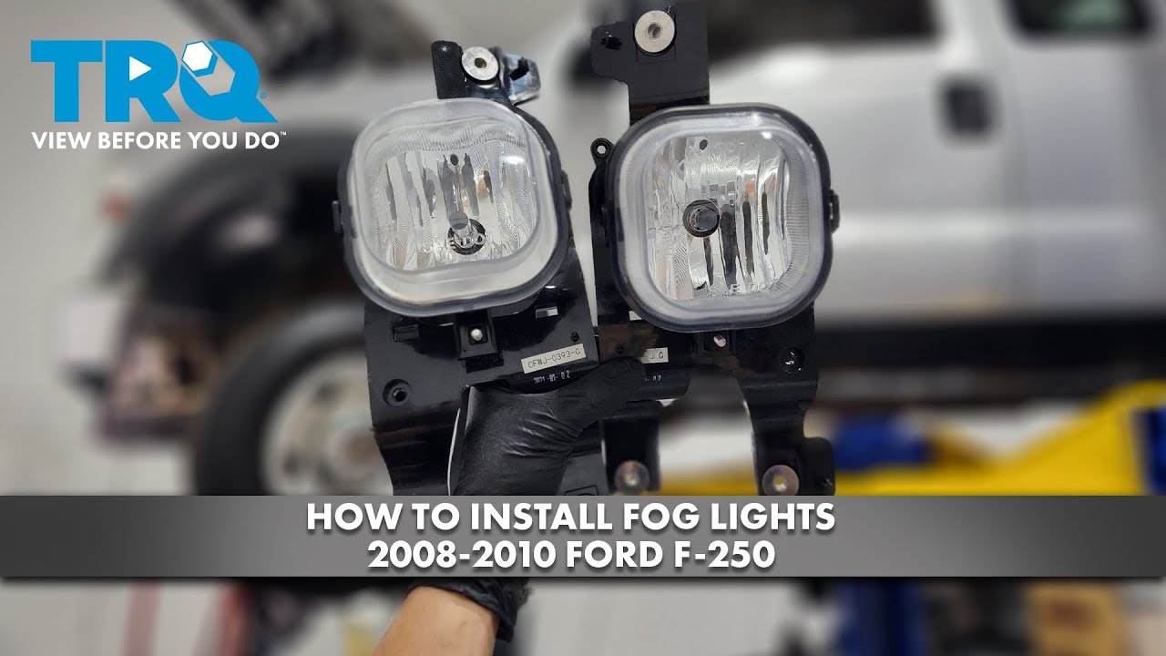 How to Replace Fog Lights 2008-2010 Ford F-250 | 1A Auto
