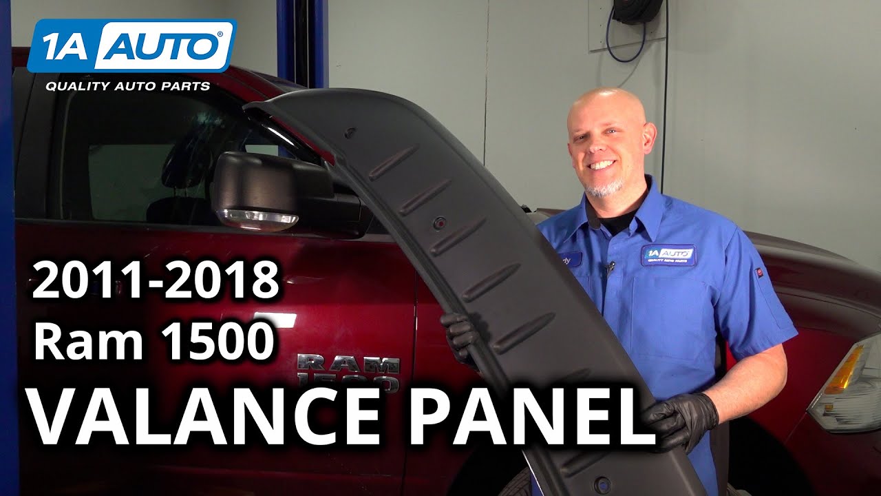 How to Replace Valance Panel 2011-2018 Ram 1500 | 1A Auto