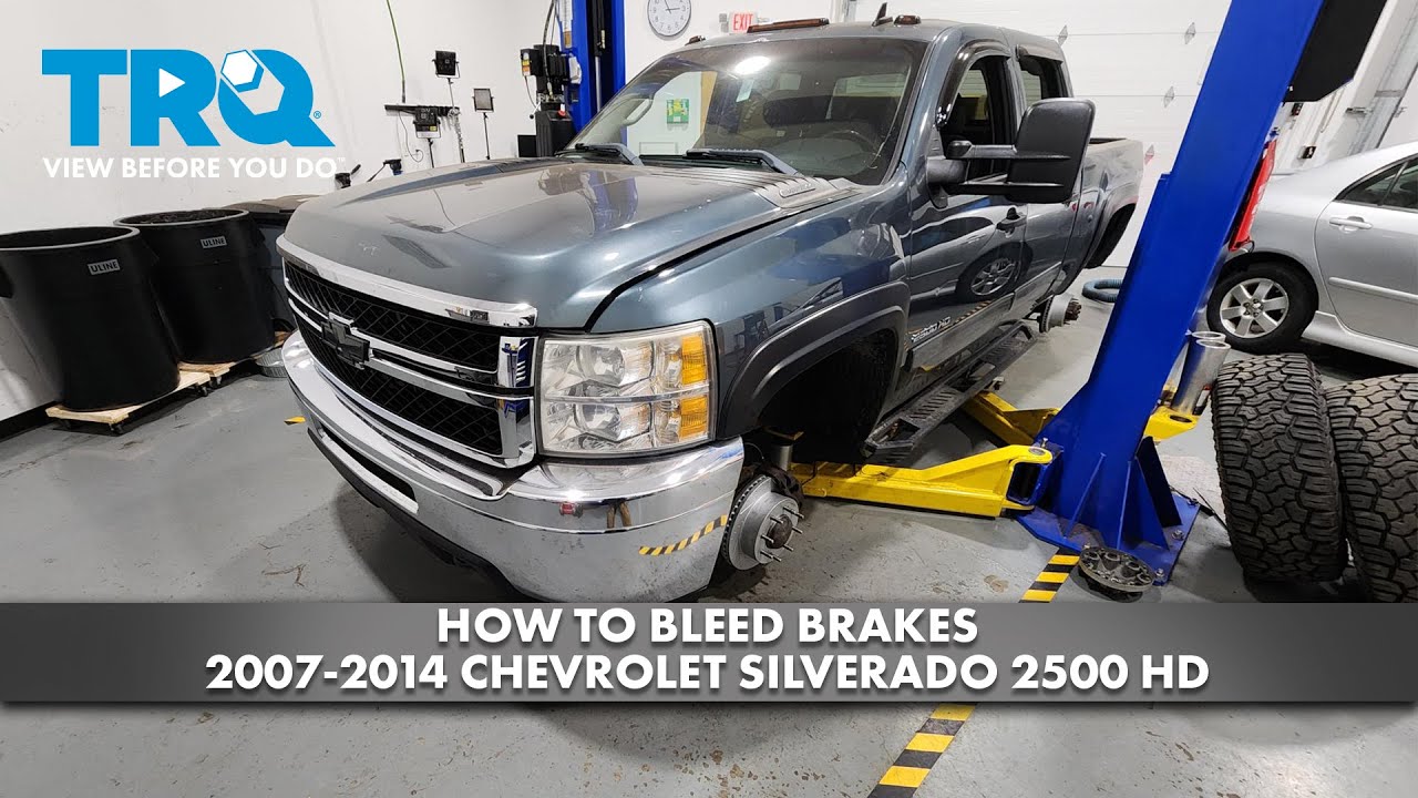 How to Bleed Brakes 2007-2014 Chevrolet Silverado 2500 HD | 1A Auto
