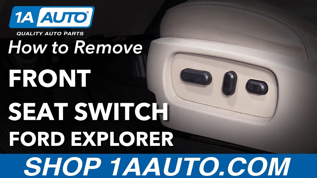 How to Remove Front Seat Switch 2011-19 Ford Explorer | 1A Auto