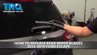 How to Replace Rear Wiper Blade 2013-2019 Ford Escape | 1A Auto