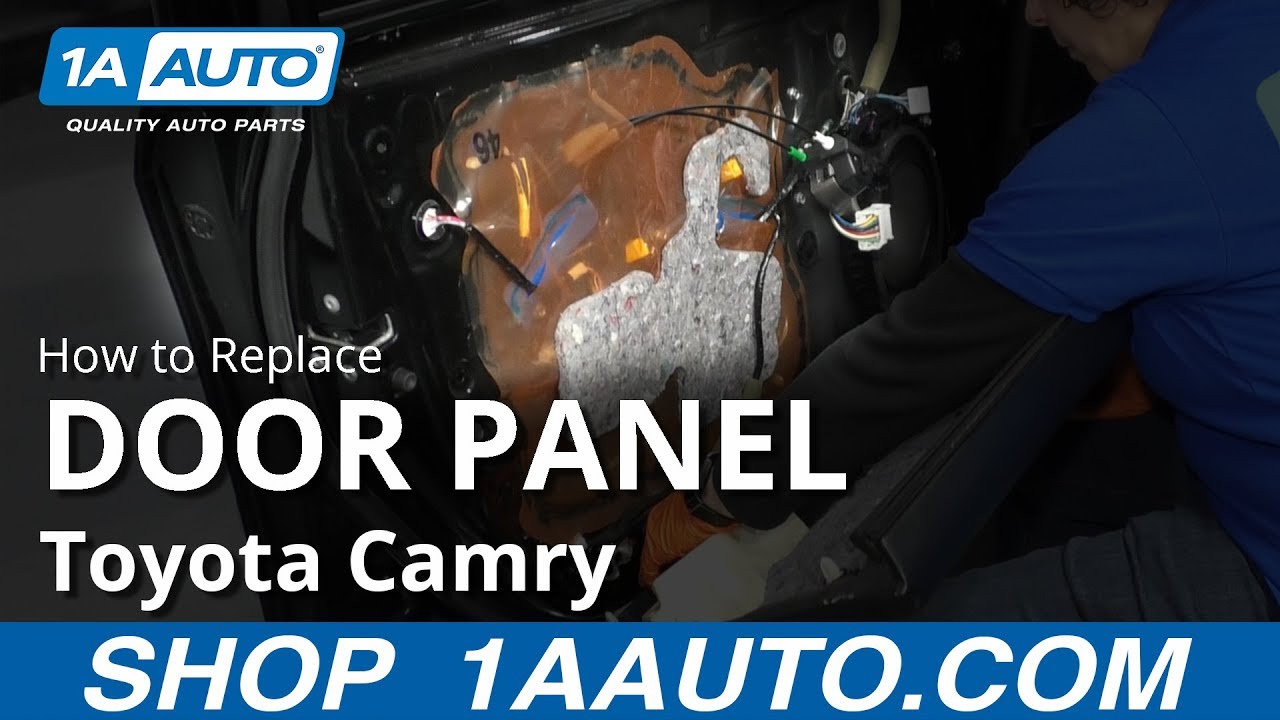 How to Replace Front Door Panel 2011-17 Toyota Camry | 1A Auto