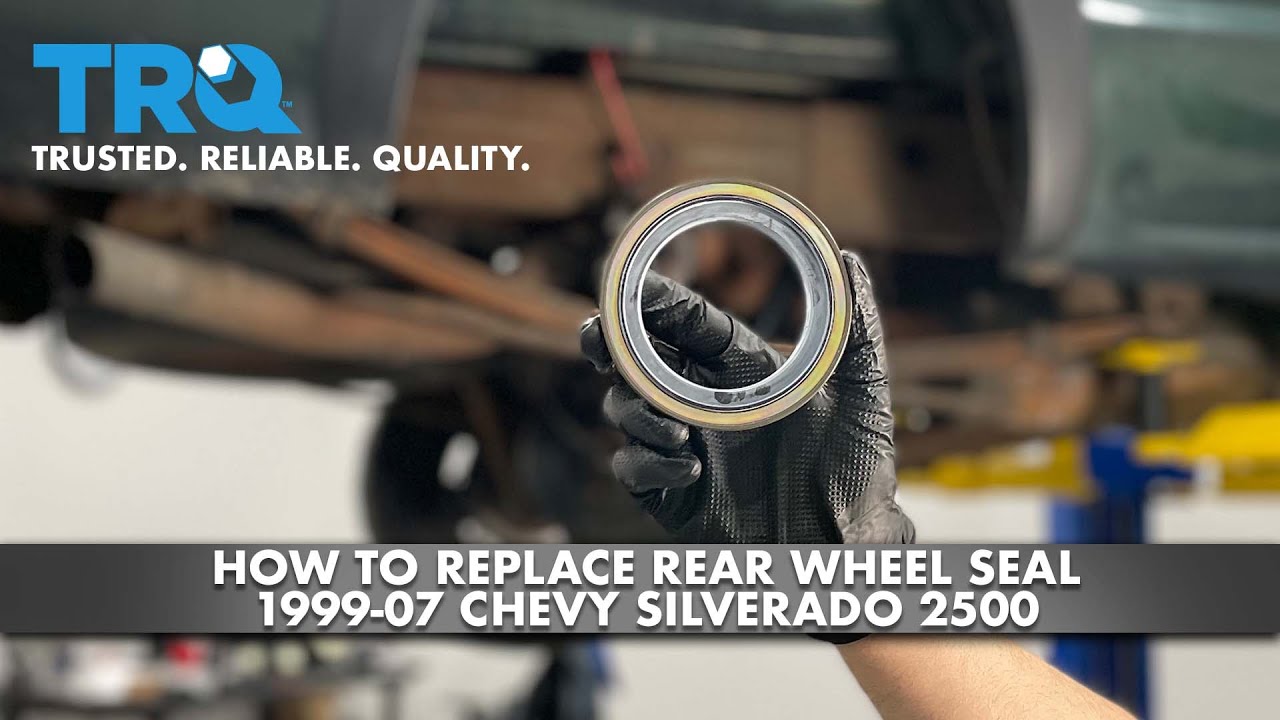How To Replace Rear Wheel Seal 1999-2007 Chevy Silverado 2500 | 1A Auto