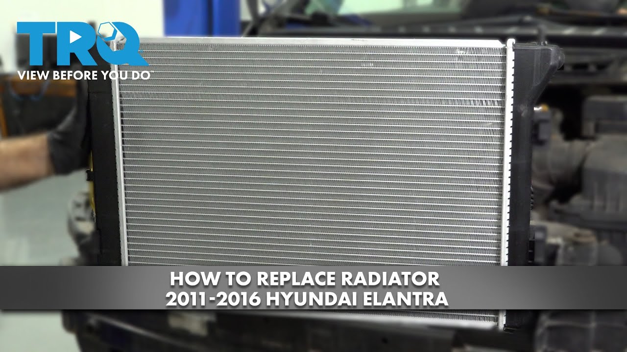 How to Replace Radiator 2011-2016 Hyundai Elantra | 1A Auto