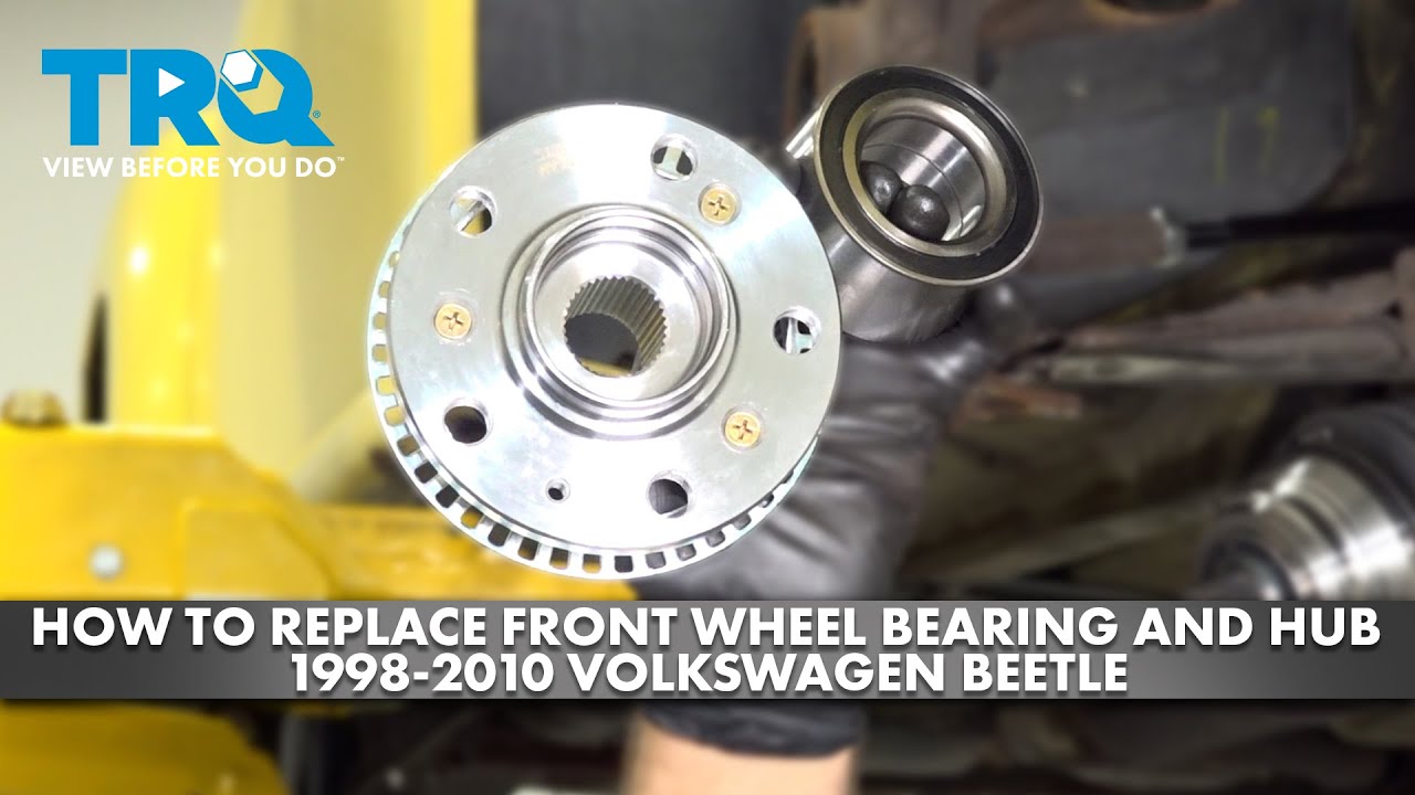 How to Replace Front Wheel Bearing and Hub 1998-2010 Volkswagen Beetle ...