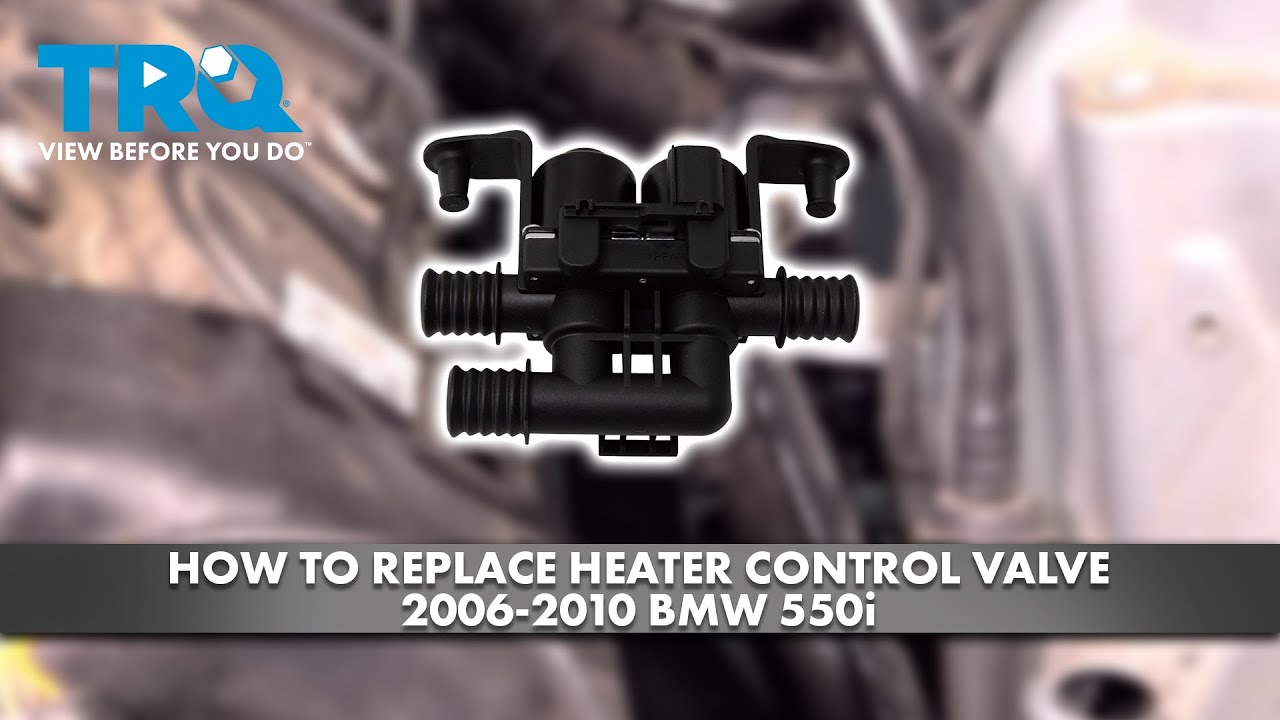 How to Replace Heater Control Valve 2006-2010 BMW 550i | 1A Auto