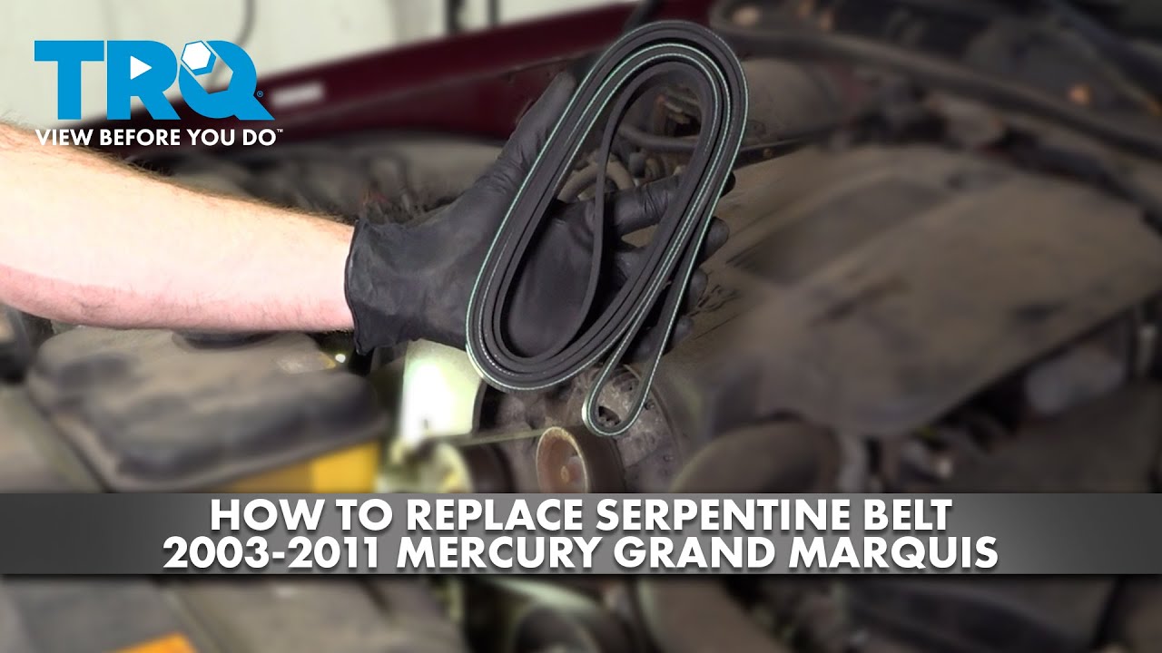 How to Replace Serpentine Belt 2003-2011 Mercury Grand Marquis | 1A Auto