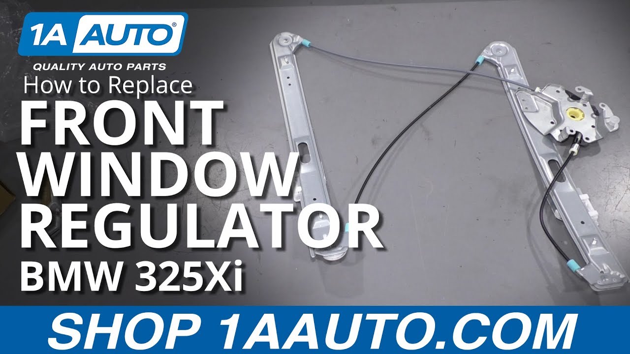 How to Replace Front Window Regulator 2001-05 BMW 325Xi | 1A Auto