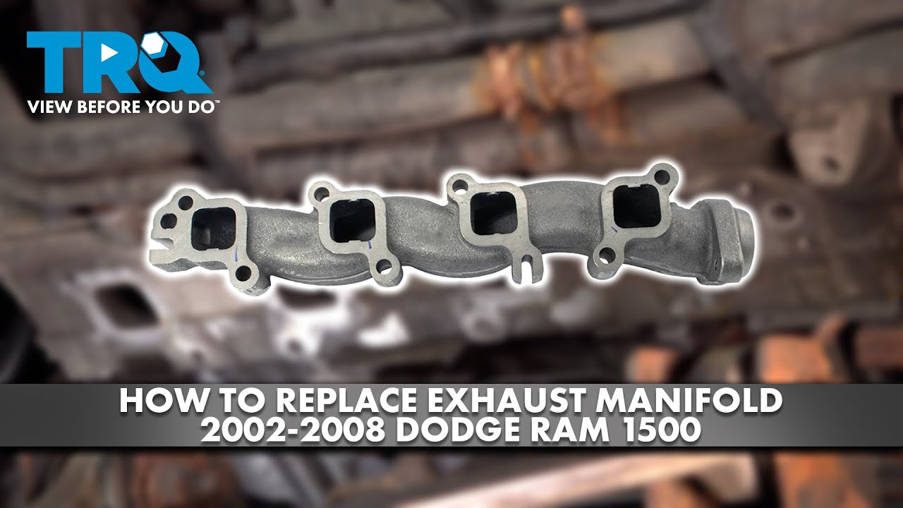 How to Replace Passenger Side Exhaust Manifold 2002-2008 Dodge Ram 1500 ...