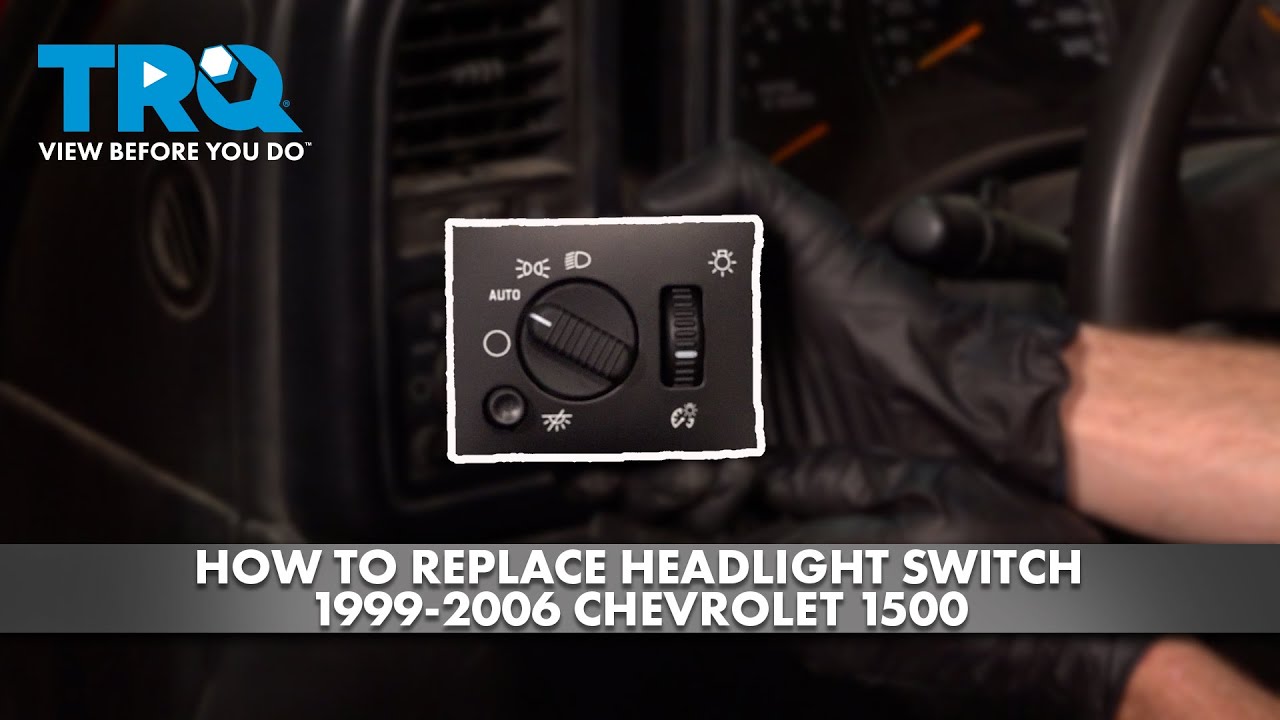 How To Replace Headlight Switch 1999 2006 Chevrolet Silverado 1500 1a