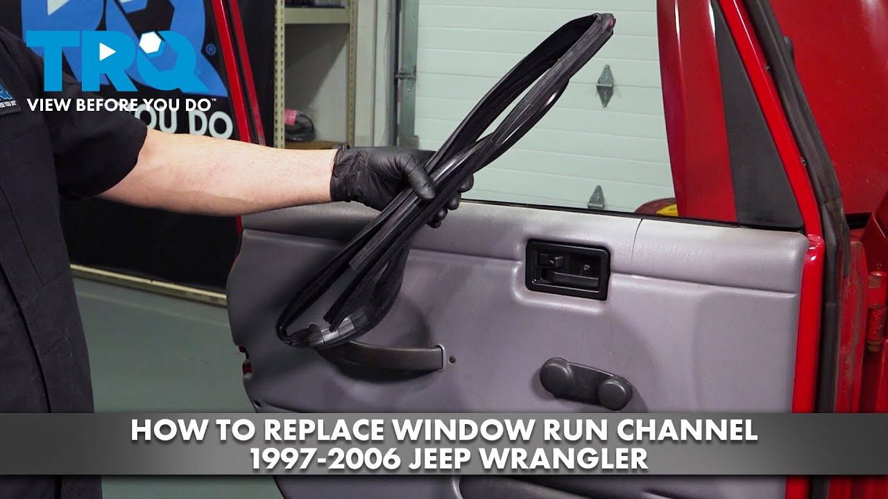 How to Replace Window Run Channel 1997-2006 Jeep Wrangler | 1A Auto