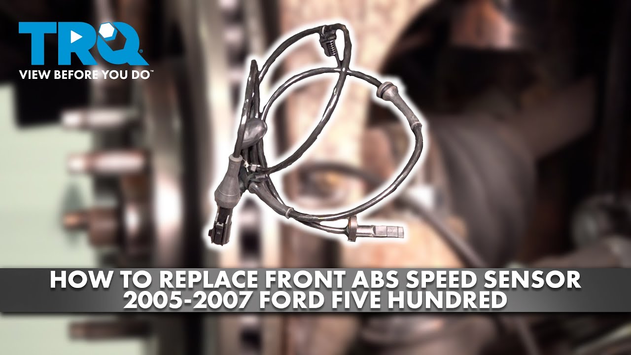 How to Replace Front ABS Speed Sensor 2005-2007 Ford Five Hundred | 1A Auto