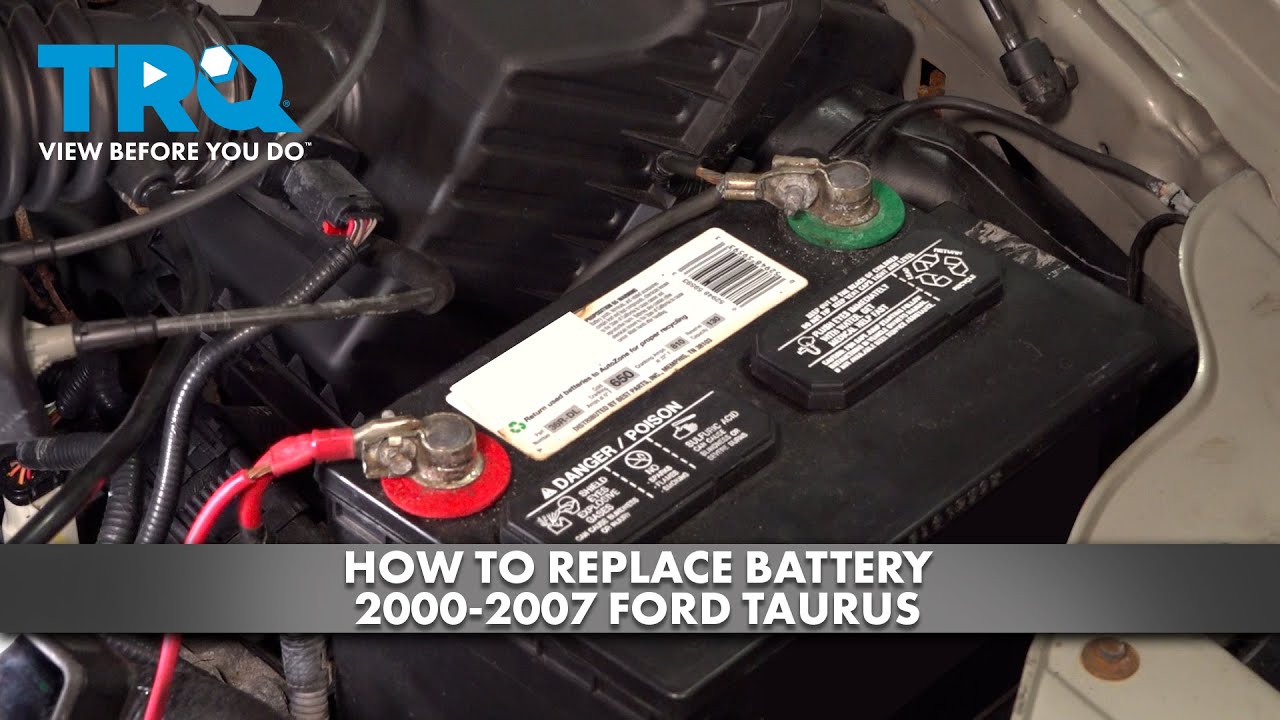 How to Replace Battery 2000-2007 Ford Taurus | 1A Auto