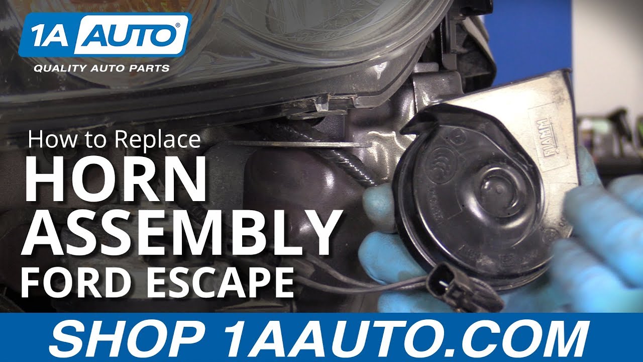 How to Replace Horn Assembly 2008-12 Ford Escape | 1A Auto