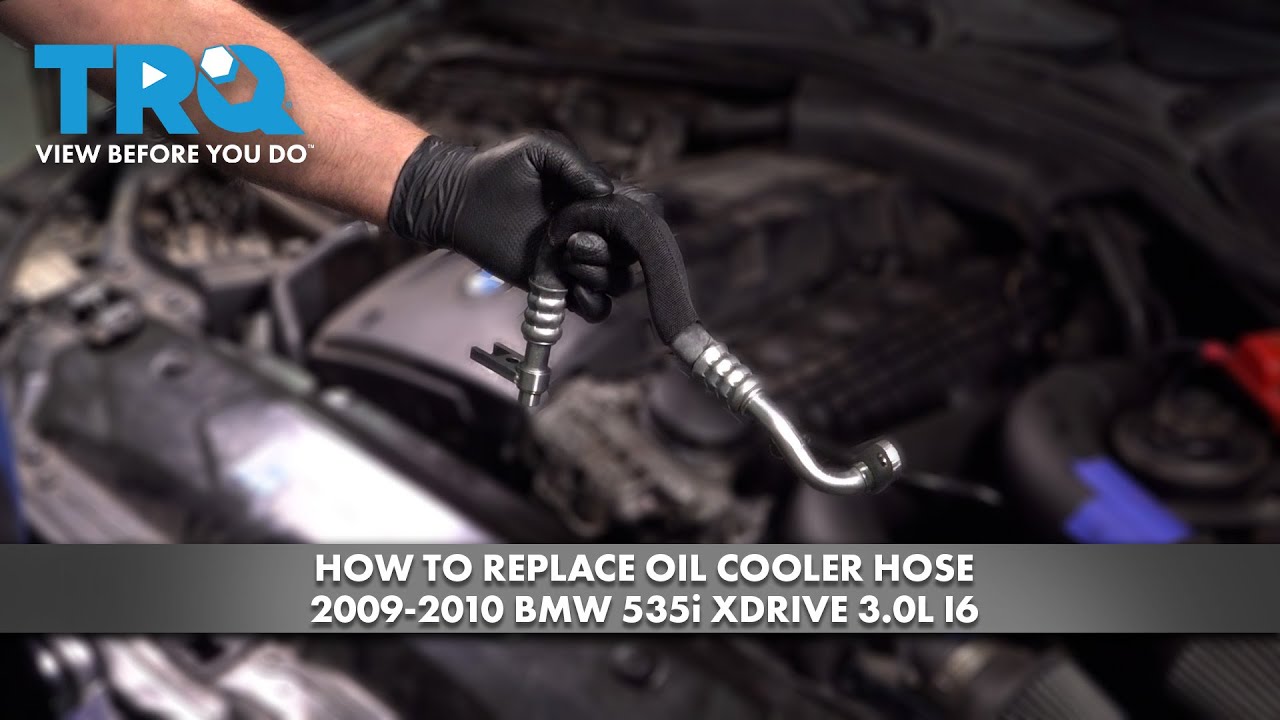 How to Replace Oil Cooler Hose 2009-2010 BMW 535i xDrive 30L L6 | 1A Auto
