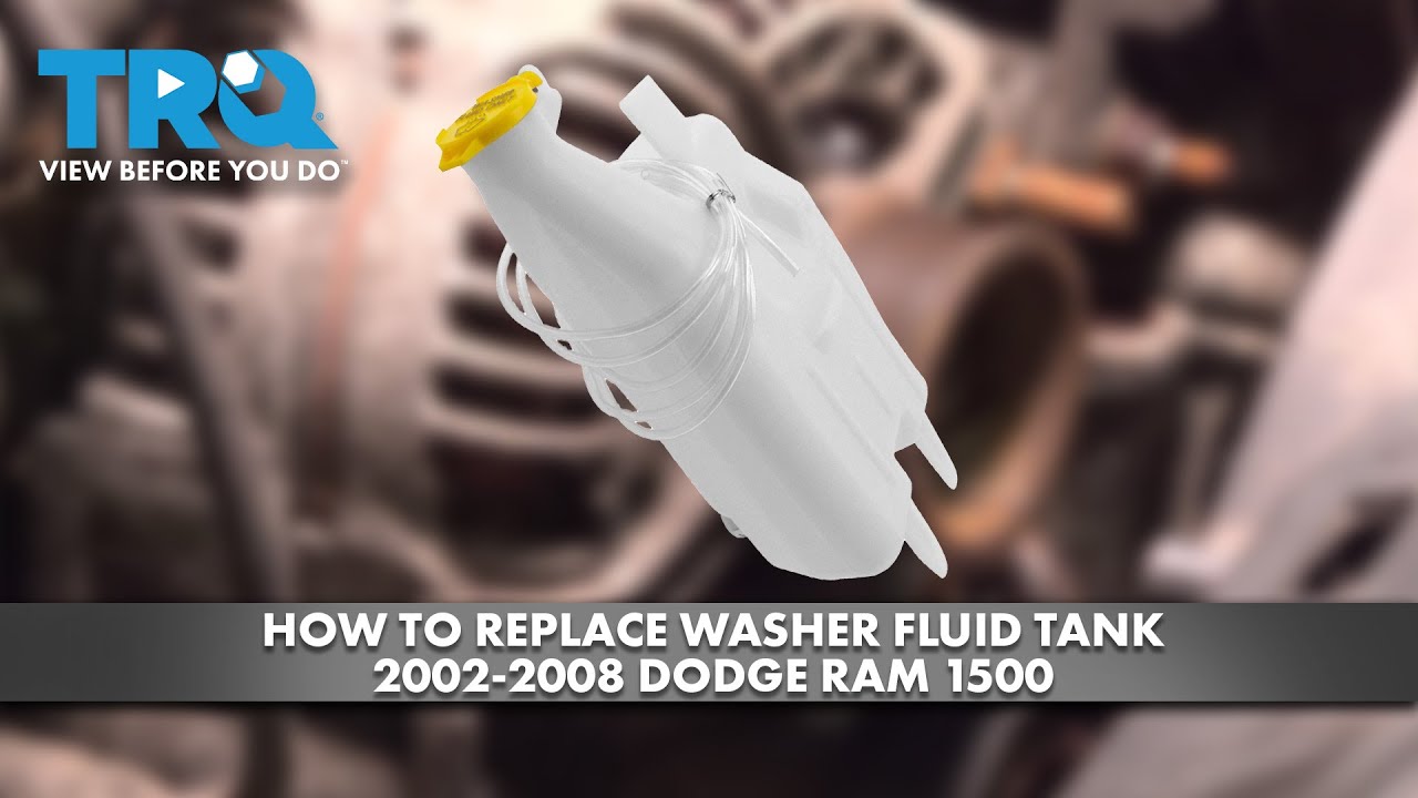 How to Replace Washer Fluid Tank 2002-2008 Dodge Ram 1500 | 1A Auto