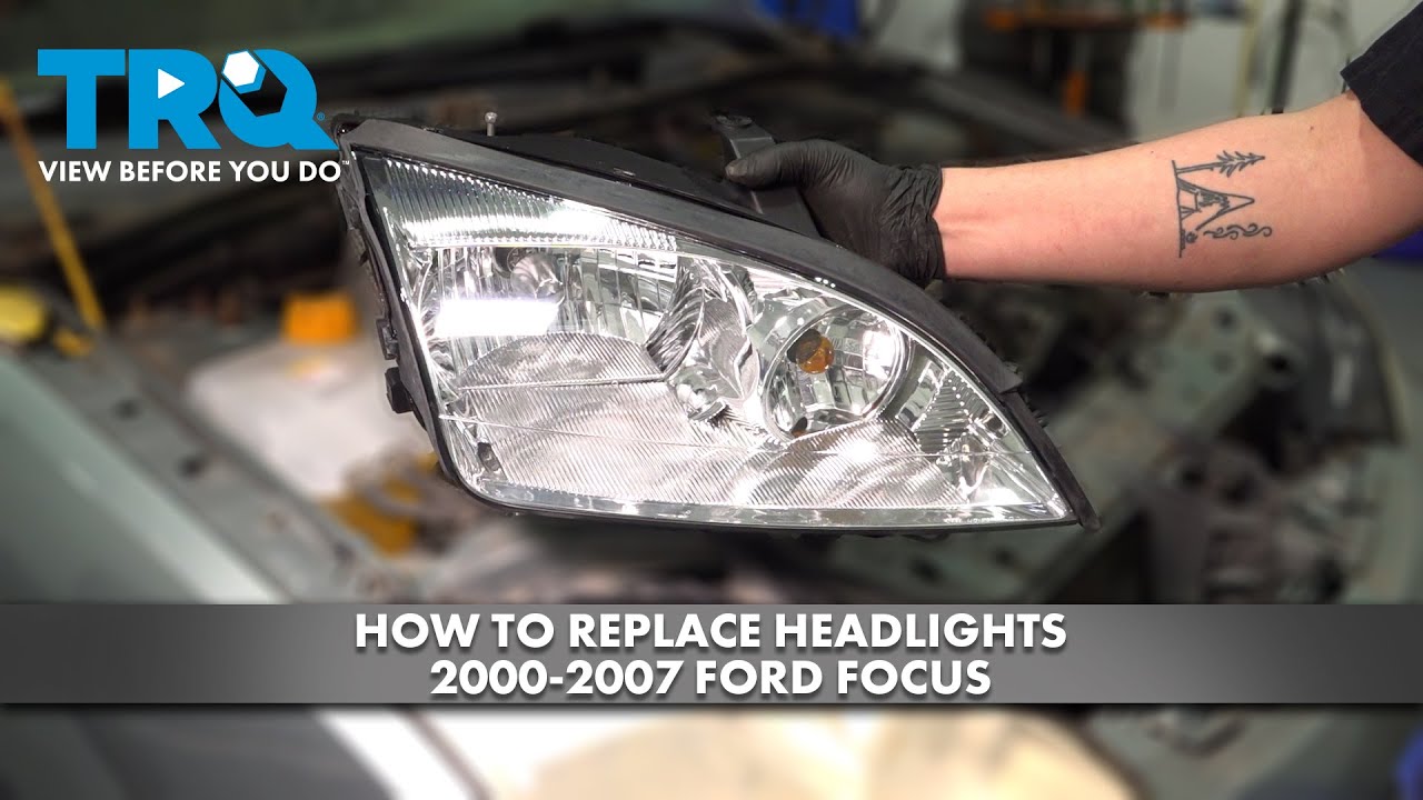 How To Replace Headlights 2000 2007 Ford Focus 1a Auto