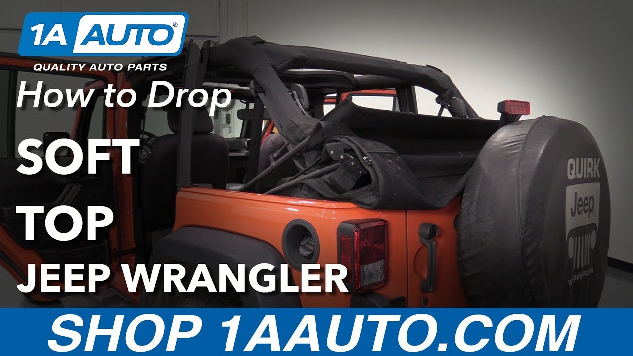 How to Drop Soft Top 2006-18 Jeep Wrangler | 1A Auto
