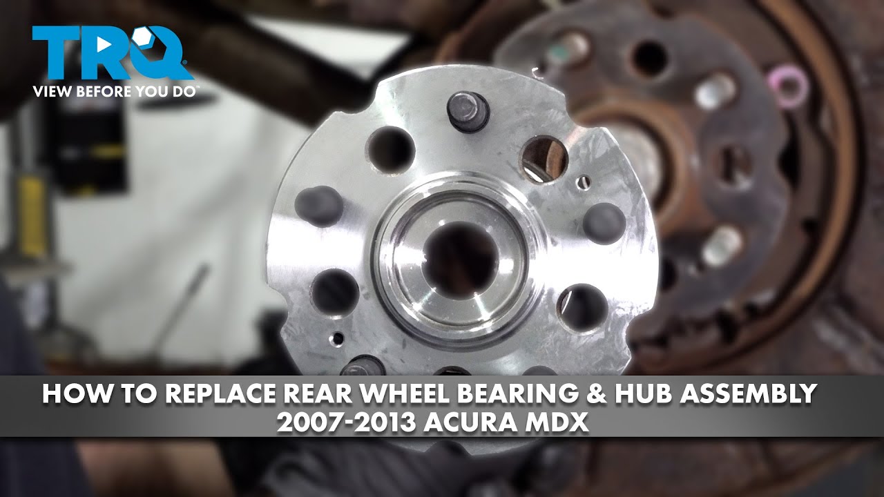 How to Replace Rear Wheel Bearing Hub Assembly 2007-2013 Acura MDX | 1A Auto