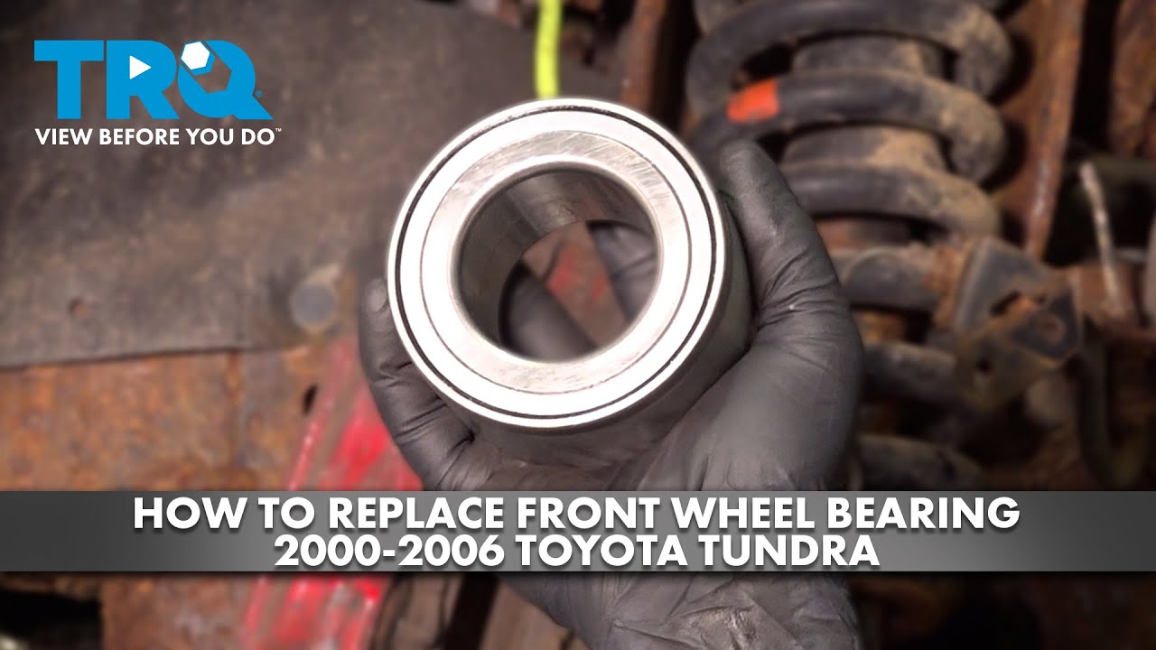How to Replace Front Wheel Bearings 2000-2006 Toyota Tundra | 1A Auto