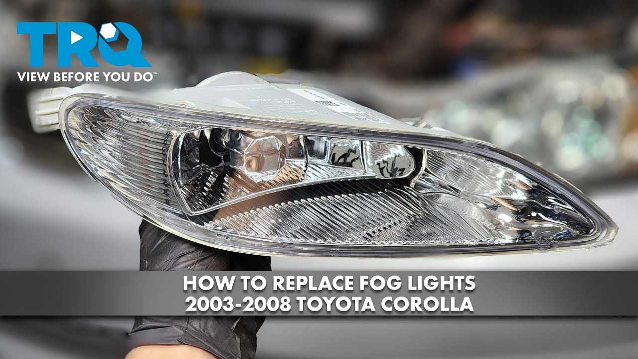 How to Replace Fog Lights 2003-2008 Toyota Corolla | 1A Auto