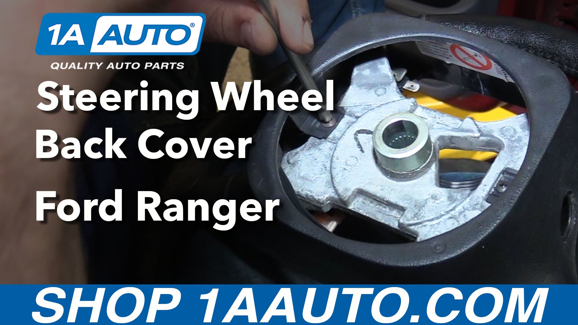 How to Replace Steering Wheel Back Cover 1998-2012 Ford Ranger | 1A Auto