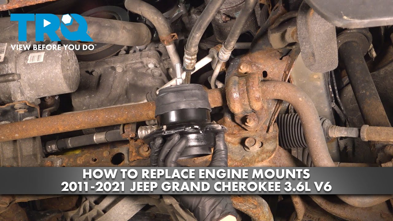 How to Replace Engine Mounts 2011-2021 Jeep Grand Cherokee 36L V6 | 1A Auto