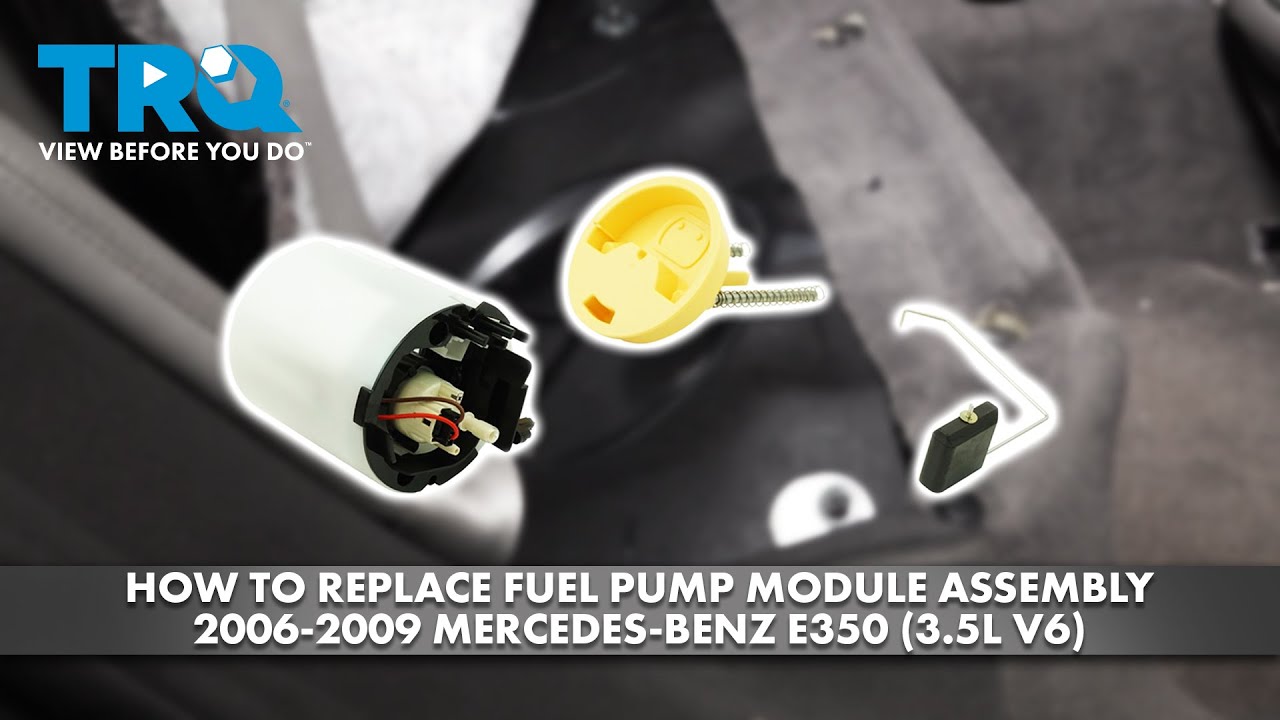 How to Replace Fuel Pump Module Assembly 2006-2009 Mercedes-Benz E350 ...
