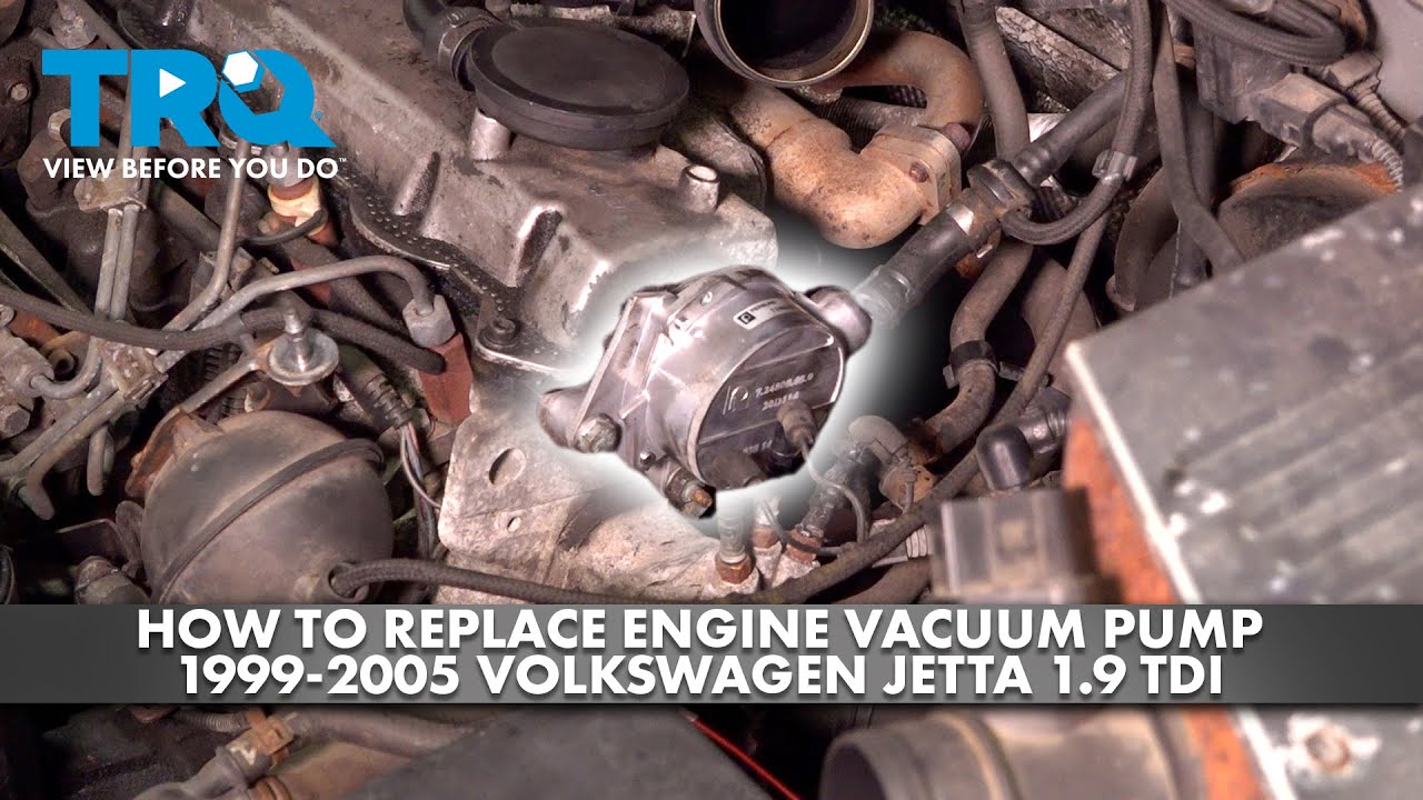 How to Replace Engine Vacuum Pump 1999-2005 Volkswagen Jetta 19 TDI ...