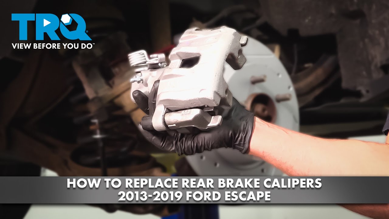 How to Replace Rear Brake Calipers 2013-2019 Ford Escape | 1A Auto