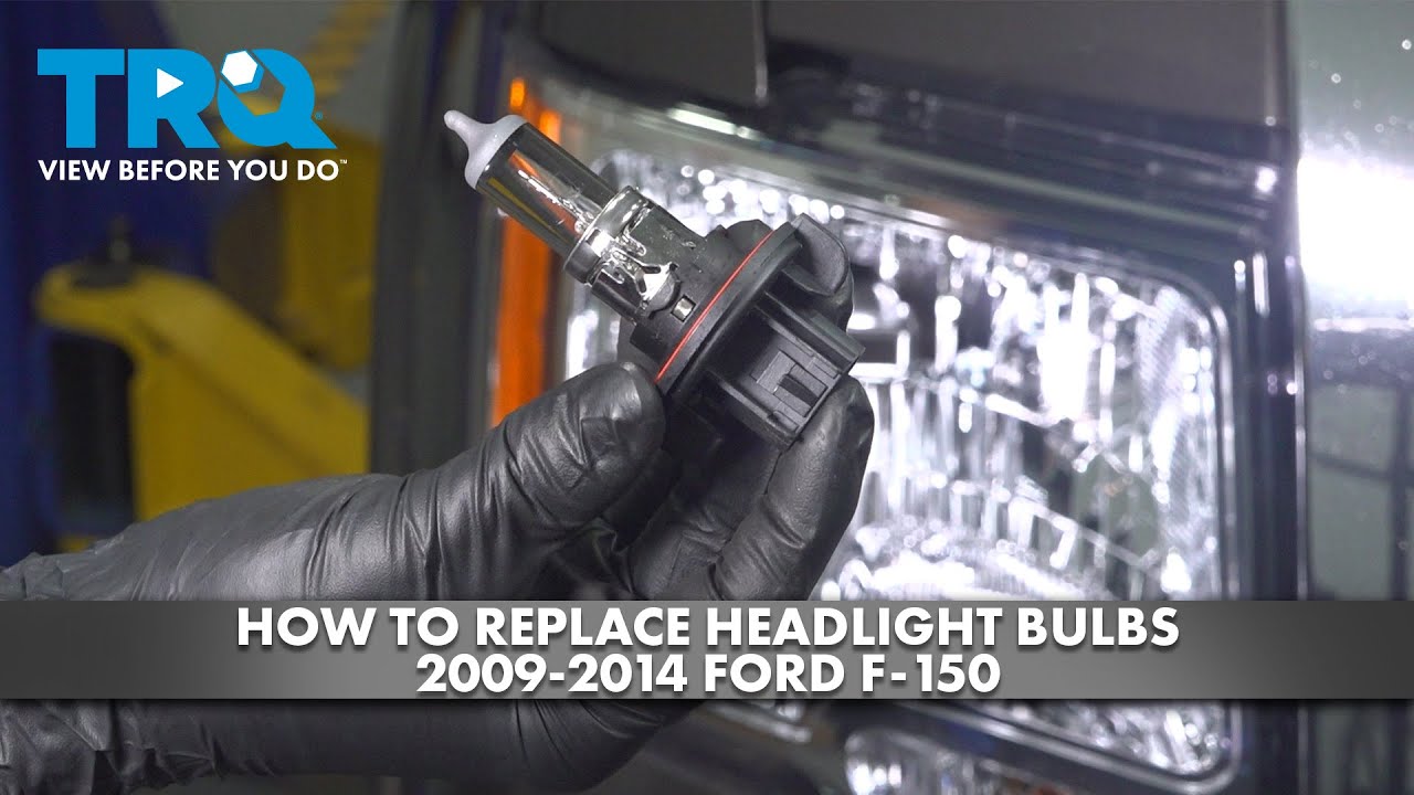 How To Replace Headlight Bulbs 2009 2014 Ford F 150 1a Auto