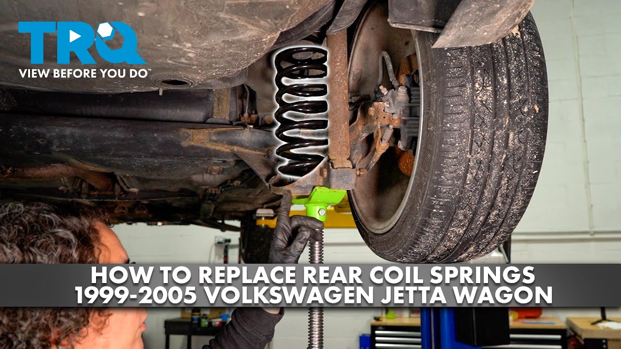 How to Replace Rear Coil Springs 1999-2005 Volkswagen Jetta Wagon | 1A Auto