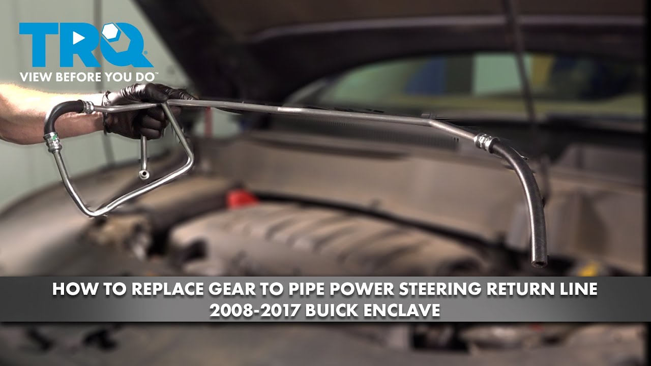 How to Replace Gear to Pipe Power Steering Return Line 2008-2017 Buick ...