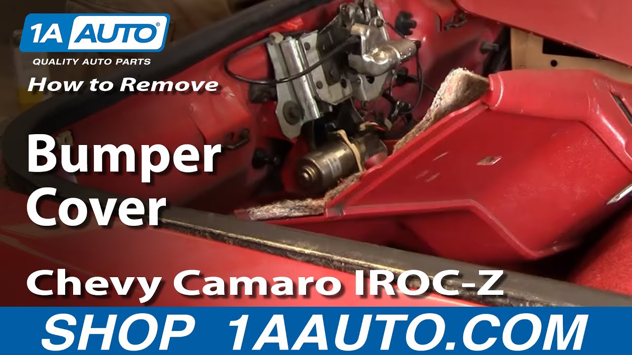 How to Remove Rear Bumper Cover Chevy 1982-92 Camaro Iroc-Z | 1A Auto