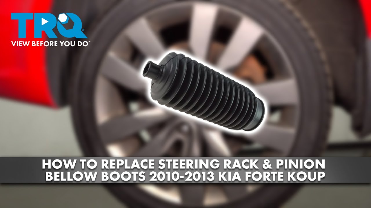 How to replace Steering Rack Pinion Bellow 2010-2013 Kia Forte Koup ...