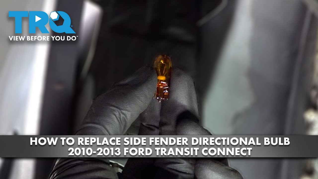 How to Replace Side Fender Directional Bulb 2010-2013 Ford Transit ...