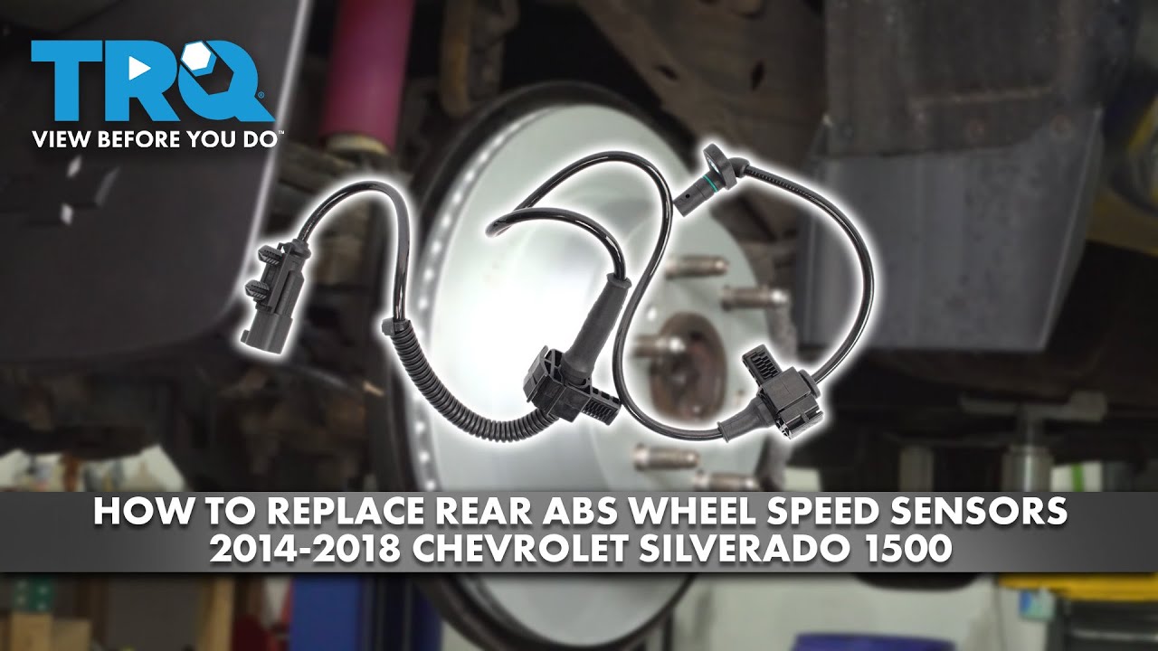 How to Replace Rear ABS Wheel Speed Sensors 2014-2018 Chevrolet ...
