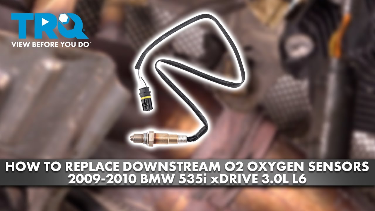 How to Replace Downstream O2 Oxygen Sensors 2009-2010 BMW 535i xDrive 30L L6 | 1A Auto