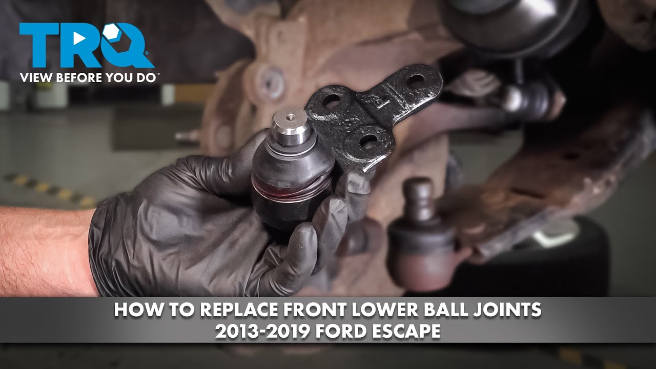 How to Replace Front Lower Ball Joints 2013-2019 Ford Escape | 1A Auto