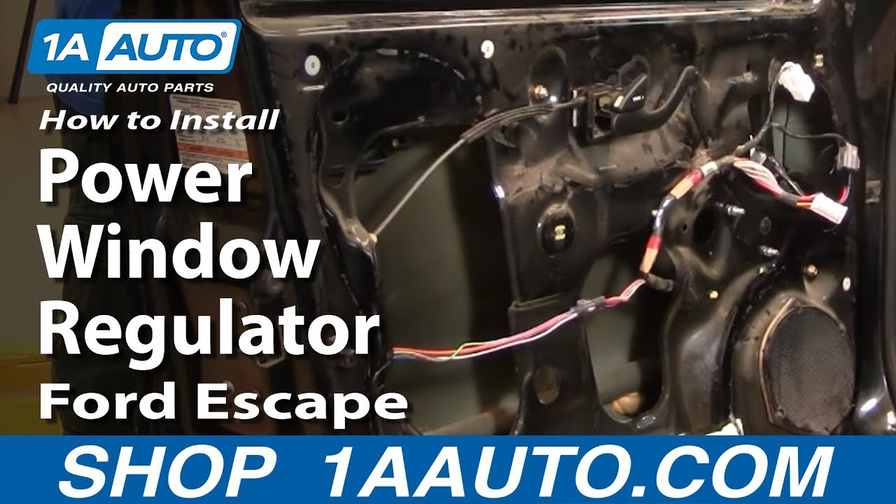 How to Replace Window Regulator 2001-07 Ford Escape | 1A Auto